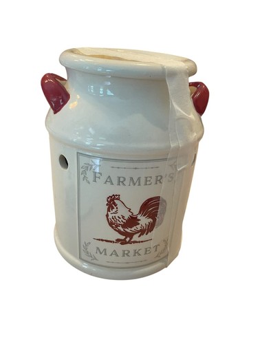 Better Homes & Gardens WAX SCENT MELT LAMP ROOSTER MILK CAN FARMER'S ...
