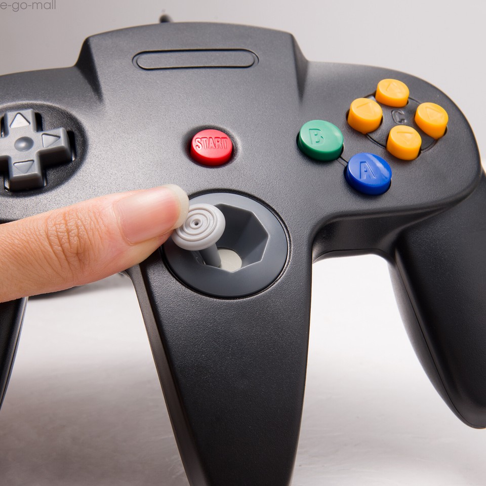 Wired Classic N64 Controller Gamepad Remote Joystick for N64 CONSOLE ...