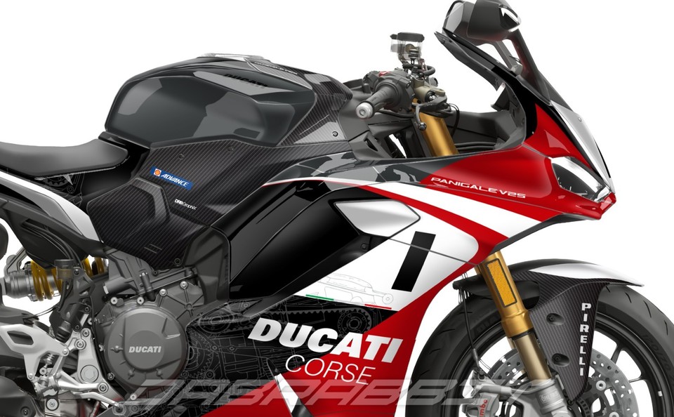 NEW Graphic kit for DUCATI PANIGALE V2 (2025 ~) Full Graphic kit (SPQ ...