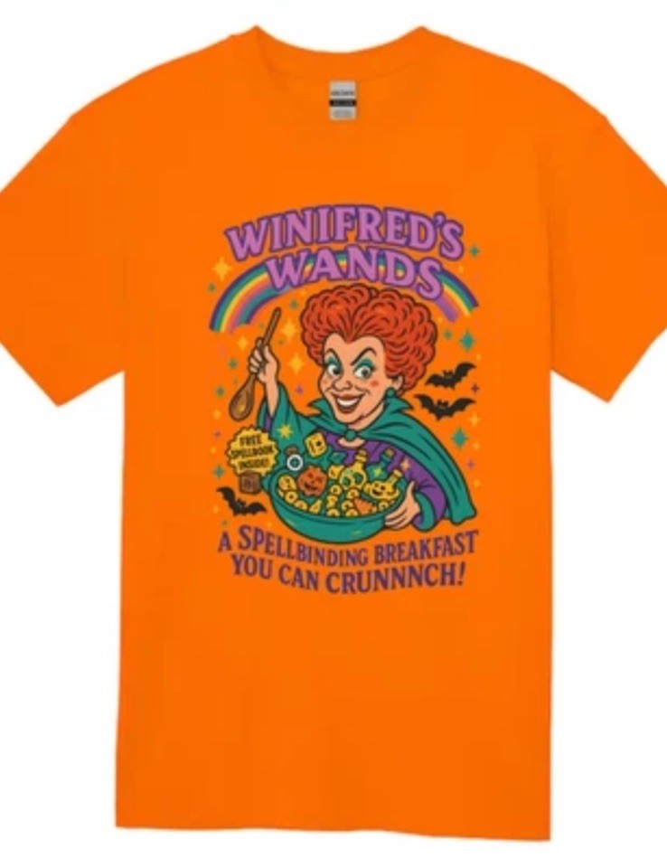 Hocus Pocus Winifred Witch T-Shirt, Spooky Cereal Theme Halloween ...