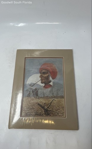 Decorative Rectangular Framed Sequoyah Portrait Art Print | eBay
