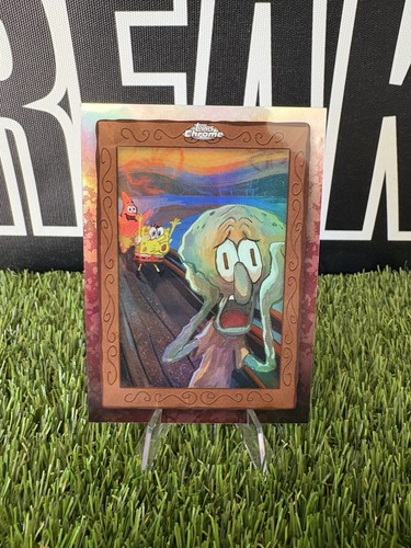 2025 Topps Chrome SpongeBob Squidwards Gallery Case Hit #SG-12 SSP ...