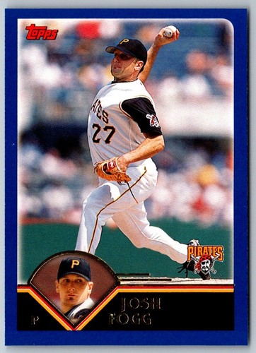 2003 Topps Josh Fogg #458 Pittsburgh Pirates Baseball Card | eBay