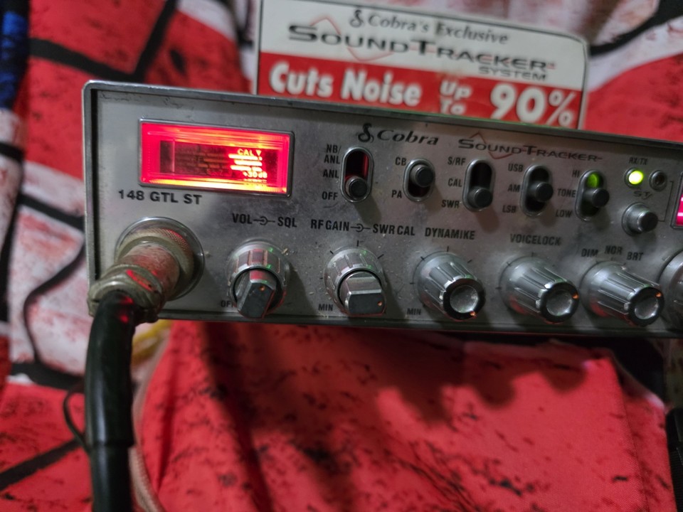 Cobra 148 GTL ST CB Radio Sideband SSB c. b. USB USB Red light shipping ...