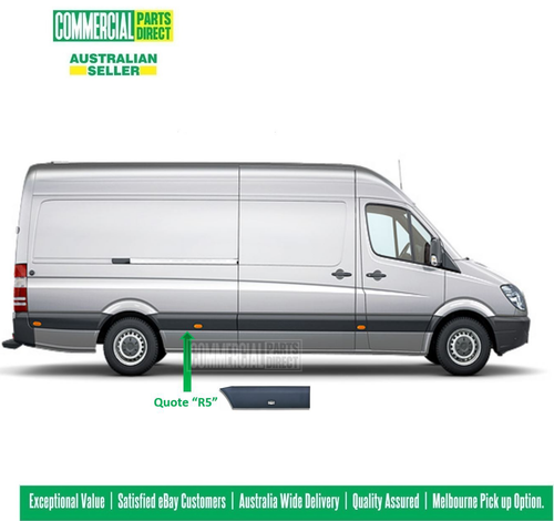 NEW PLASTIC PROTECTIVE TRIM MOULD STRIP MERCEDES SPRINTER VAN W906 2006 ...