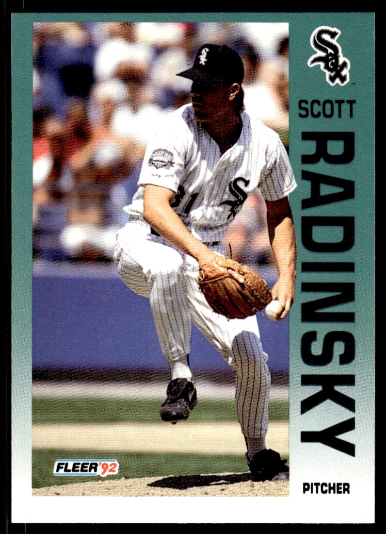 1992 Fleer Baseball Card Scott Radinsky Chicago White Sox #96 | eBay