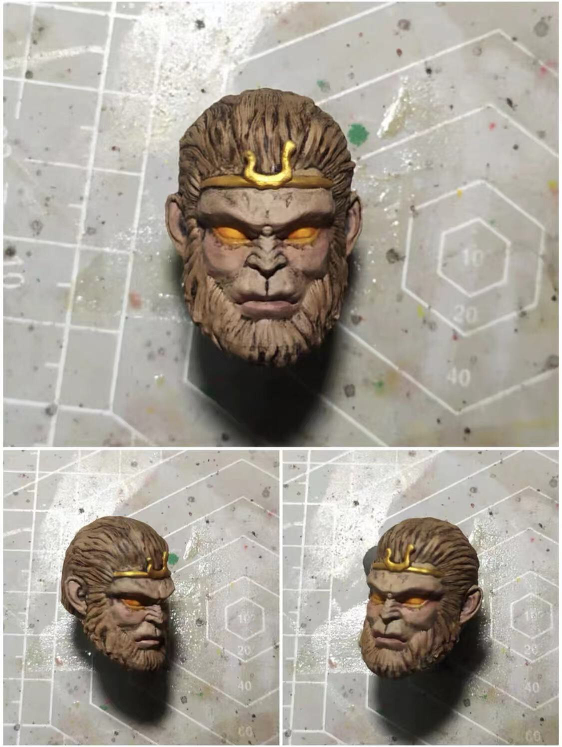 1/12 Painted Mythic Legions Fit Monkey King A Ver Head Sculpt NO figure ...