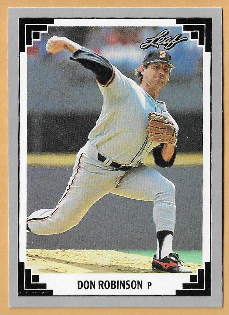 DON ROBINSON SAN FRANCISCO GIANTS #188 - LEAF NM-MT 1991 | eBay