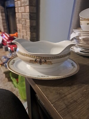 Meito China Toledo Pattern Made In Japan Gravy Dish | eBay