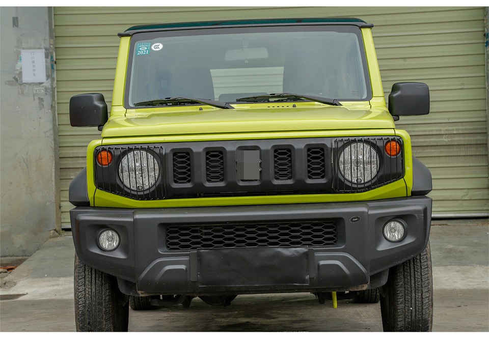 Black Front Headlight Lamp Protector Guard Cover For 2019-2021 Suzuki ...