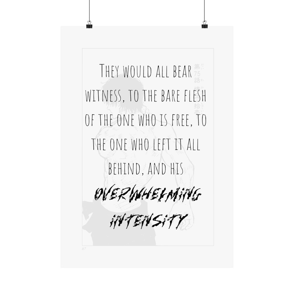 Jujutsu Kaisen Toji Fushiguro Overwhelming Intensity JJK Poster Office ...