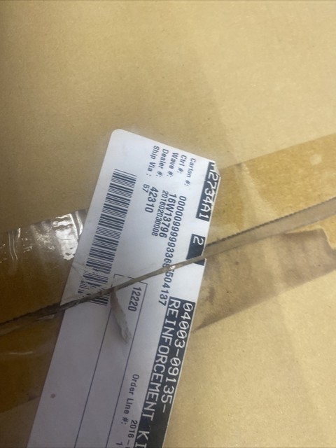 Toyota OEM Reinforcement Kit B 04003 09135 for sale online | eBay