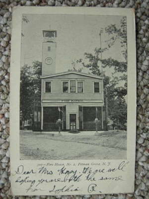 PITMAN GROVE NJ-FIRE HOUSE-FIREHOUSE #2-PATROL-NEW JERSEY-GLOUCESTER ...