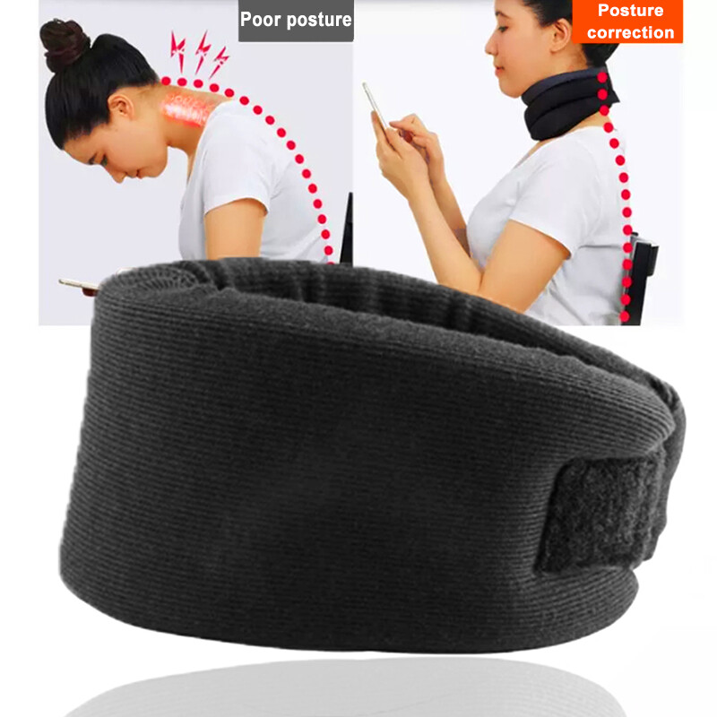 Adjustable Neck Brace Support Wrap Soft Foam Cervical Collar Neck Pain ...