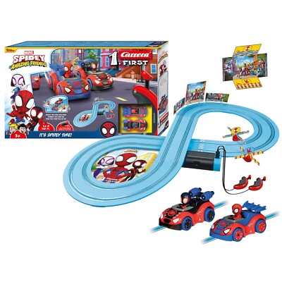 Carrera Spidy Amazing Friends kids Slot Racing System On The Track Race ...