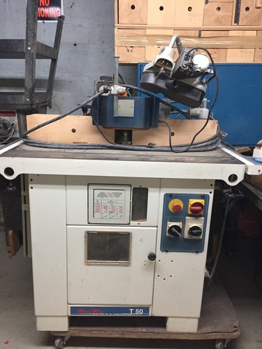 SCMI T-50 MINI MAX TILTING SHAPER WITH FEEDER AND ALL INCLUSIVE AS PER ...