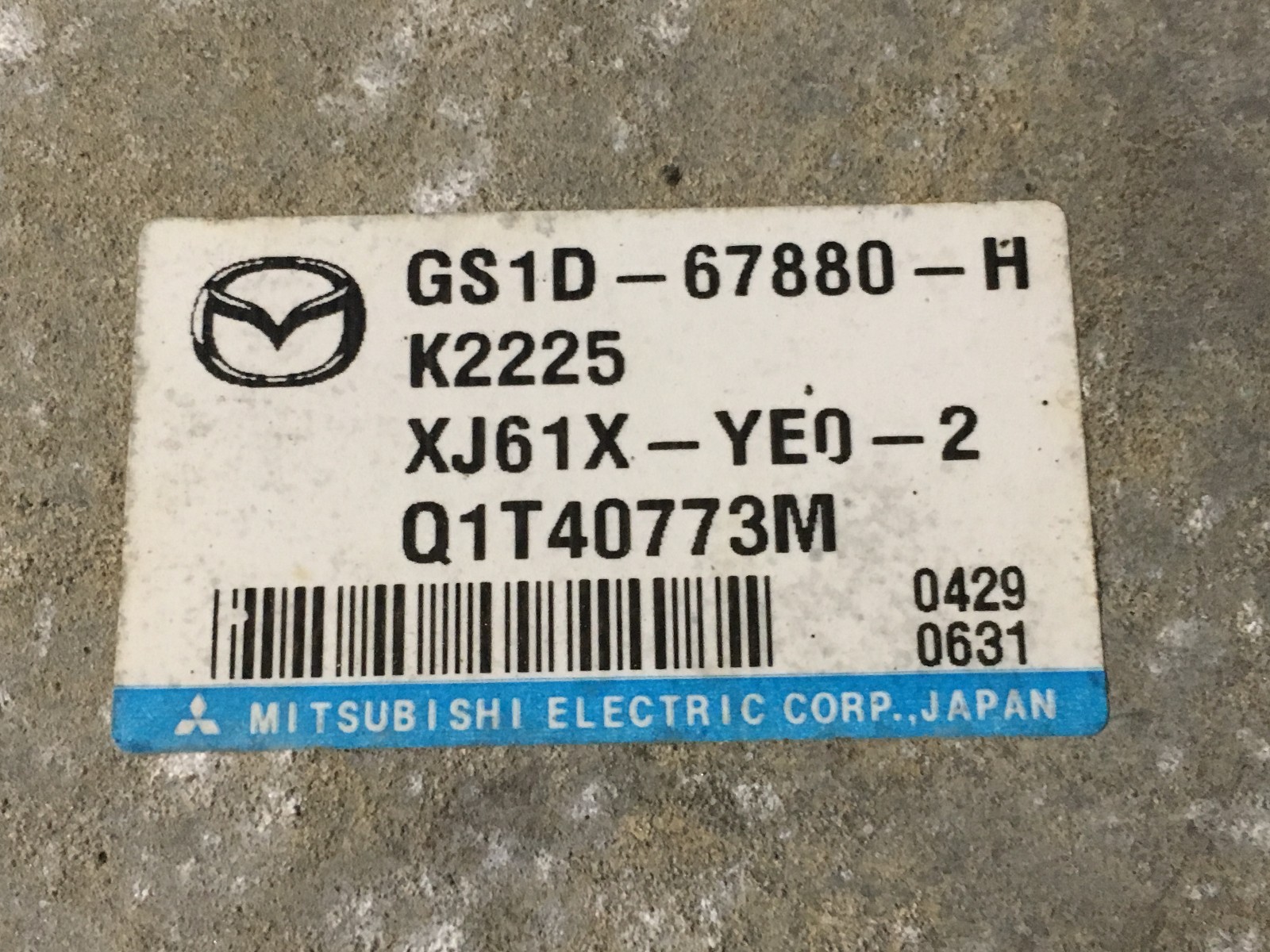 MAZDA 6 2011 2.2 Diesel Power Steering Ecu Module - GS1D-67880-H | eBay UK