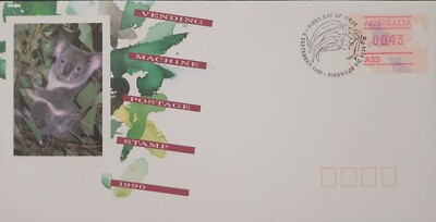 1990 Australian Frama Vending Machine Postage Stamp FDC | eBay Australia