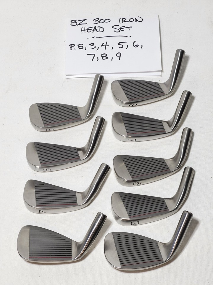 Golf Club Iron Heads For Re-Head BZ300 P,S,3,4,5,6,7,8,9 (9 Heads) | eBay