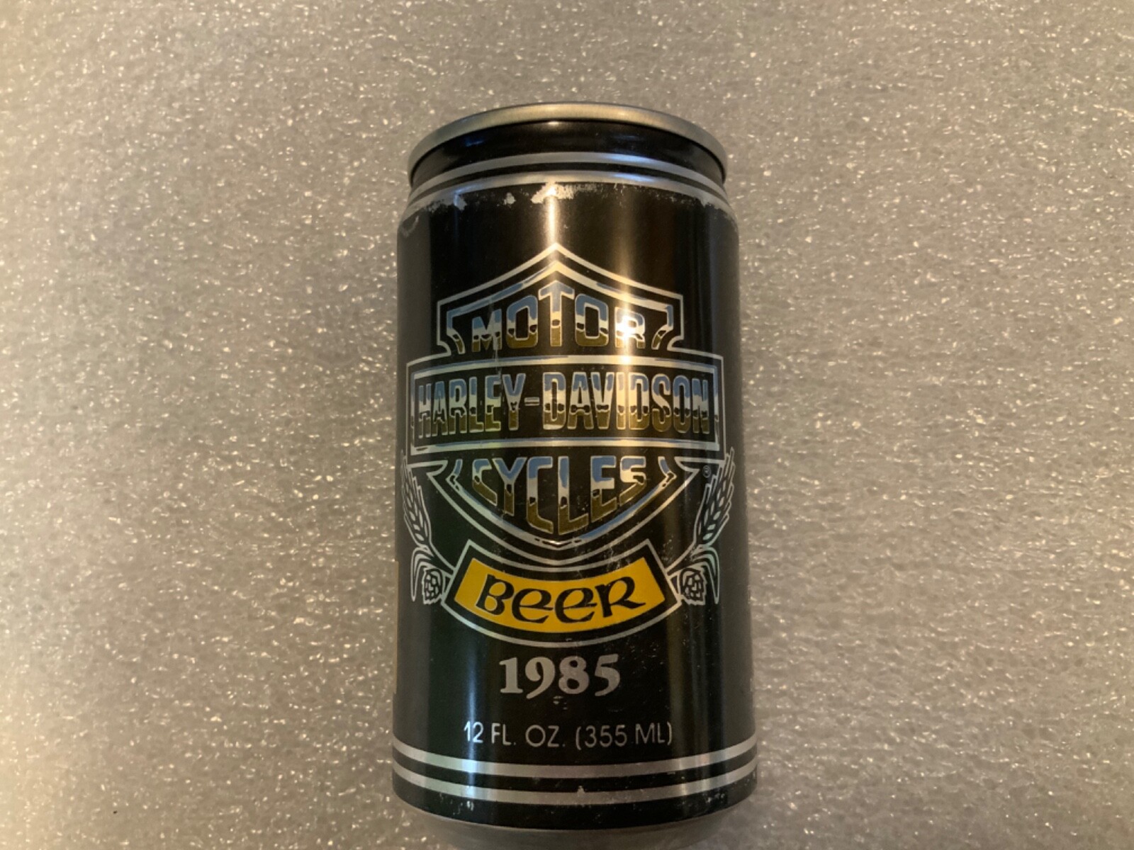 Vintage 1985 Harley Davidson Motorcycles Beer Can Daytona Beach Brewed ...