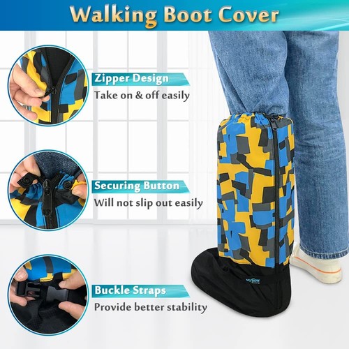 Walking Boot Cover Medical Fracture Foot Cast Cover Orthopedic Walking ...