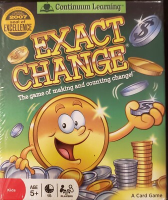 NEW Continuum Learning EXACT CHANGE The Game of Making and Counting ...