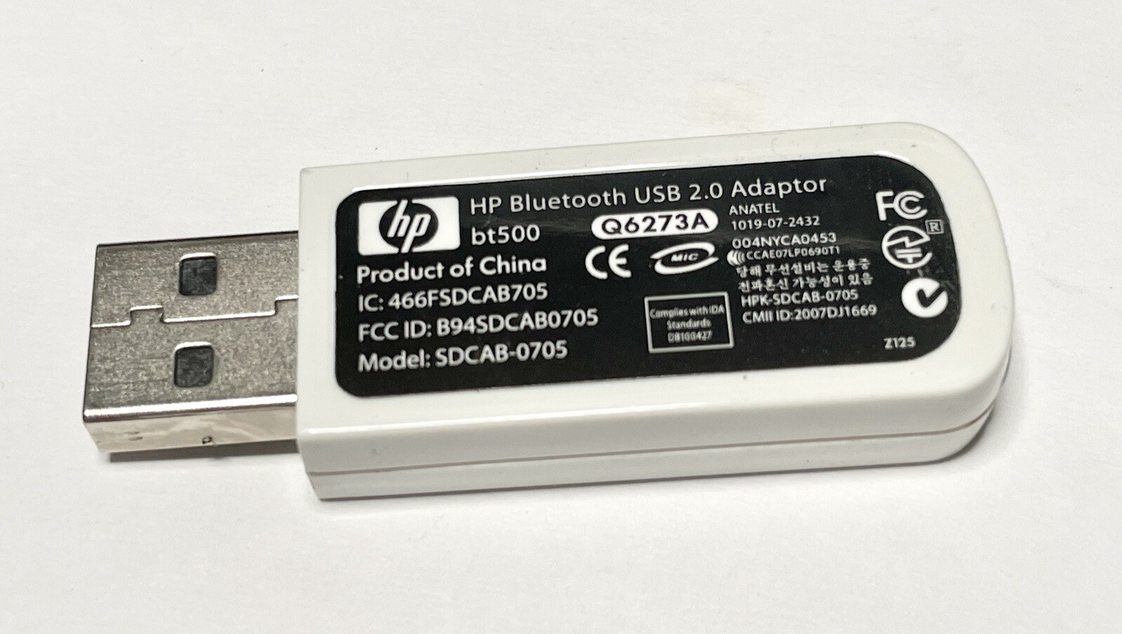 HP OfficeJet H470 SNPRC-0705 Mobile USB Printer W/ Bluetooth Dongle ...