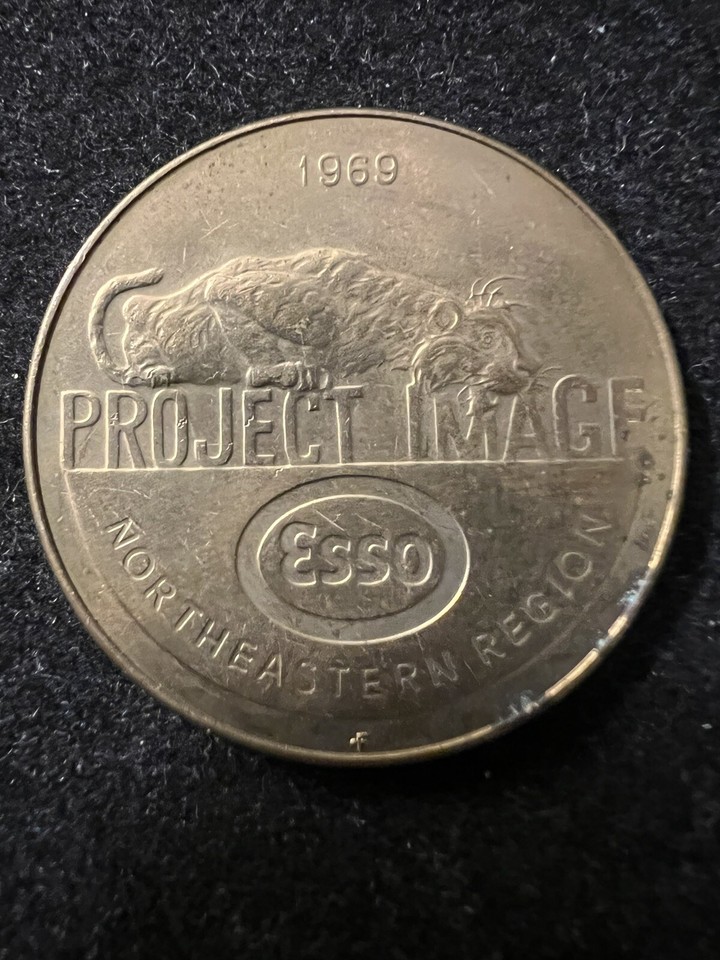 1969 PROJECT IMAGE ESSO (EXXONMOBIL) NORTHEASTERN REGION TIGER TOKEN ...