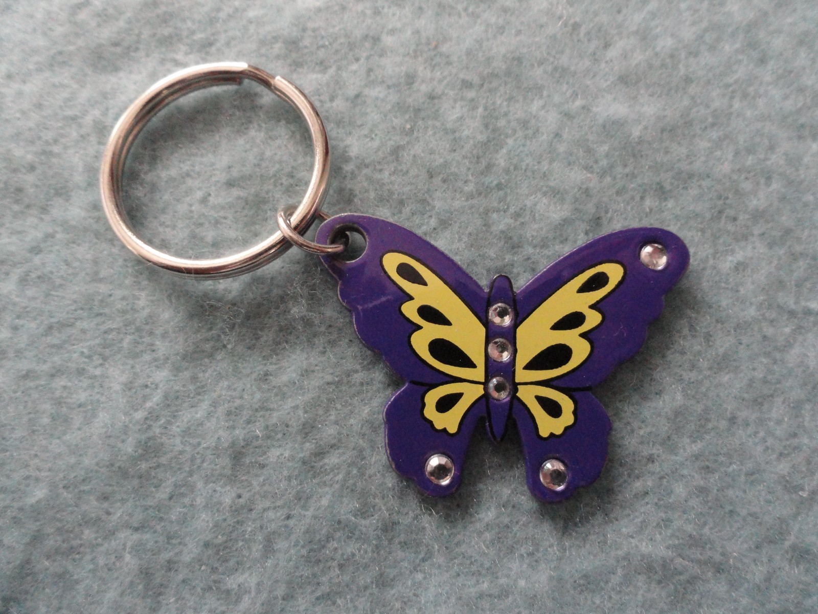 A Purple Butterfly Keychain | eBay