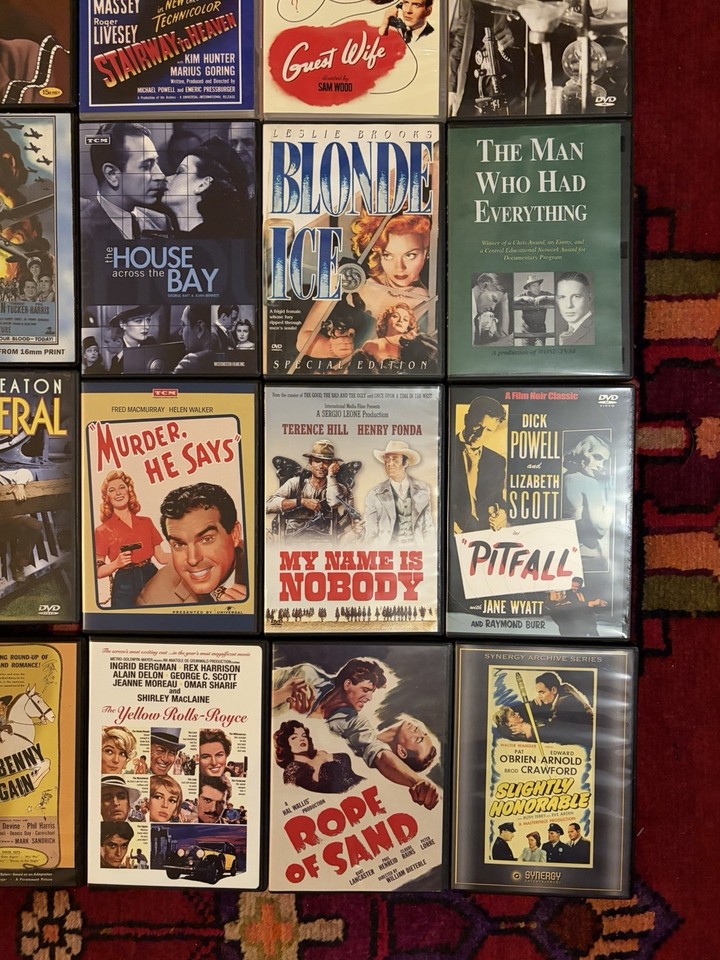 Rare OOP Archive Cinema TCM Olive Films Synergy Loving Classics DVD Lot ...