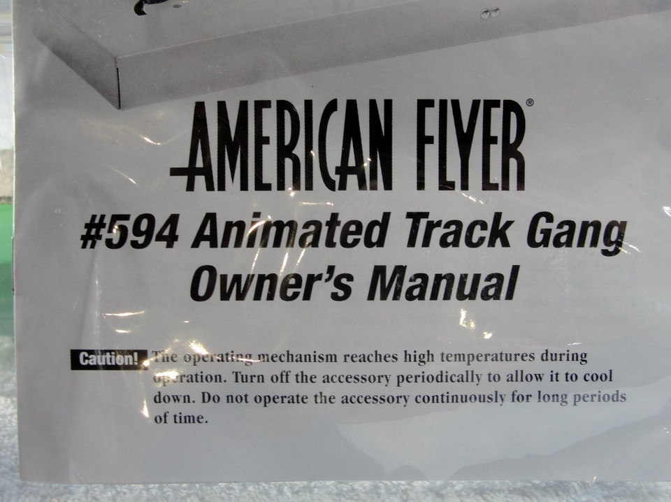 American Flyer by Lionel 49808 Animated Track Gang. New and never used ...
