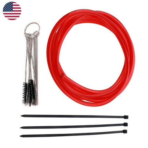 Red Carburetor Overflow Vent Hose for Dirt Bike UTV ATV Motorcycle Carb ...