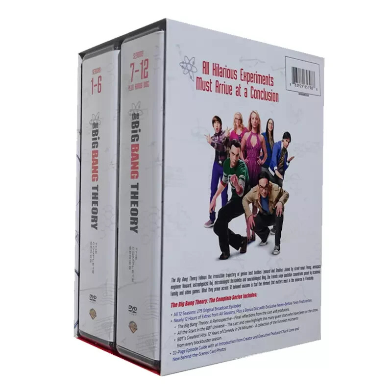 New The Big Bang Theory Complete Series Seasons 1-12 DVD 37-Disc Box ...