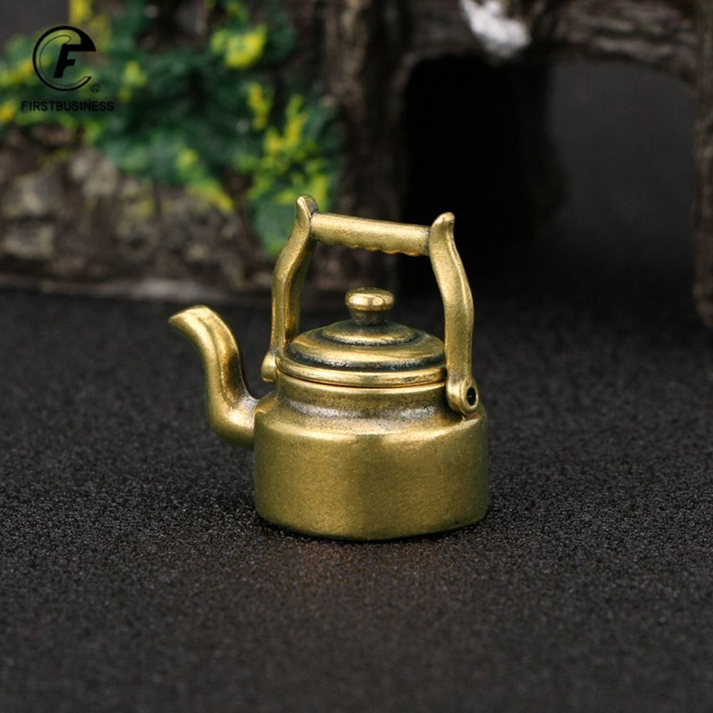 Antique Copper Teapot Miniatures Teapot Brass Kettle Pocket Teapot ...