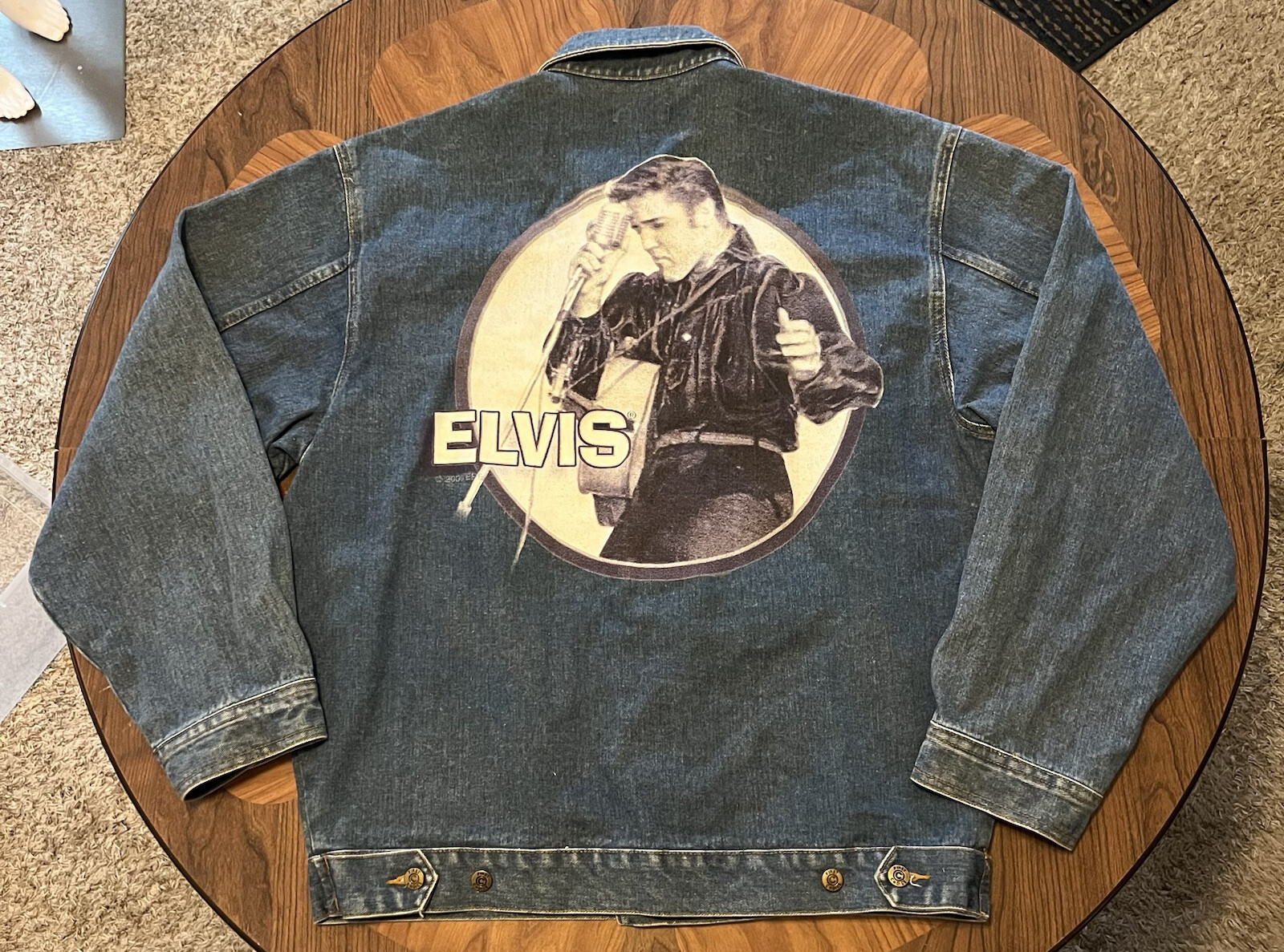 Vintage Elvis Jean Trucker Jacket First Choice Denim … - Gem