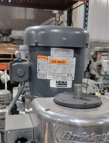 Bridgeport 2HP New Spindle Motor without disk, Inv 46864 | eBay