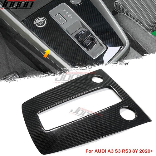 2020-2024 Audi A3 S3 RS3 8Y Real Carbon Console Gear Shifter Panel For ...