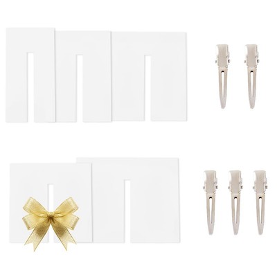 5 Sizes Bow Templates for Bow Making Acrylic Ribbon Bow Maker Boards ...