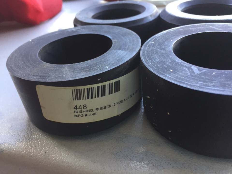 #448 4PC RUBBER BUSHING PREMIER 2” ID 3 1/2” OD For Trailer Dollies | eBay