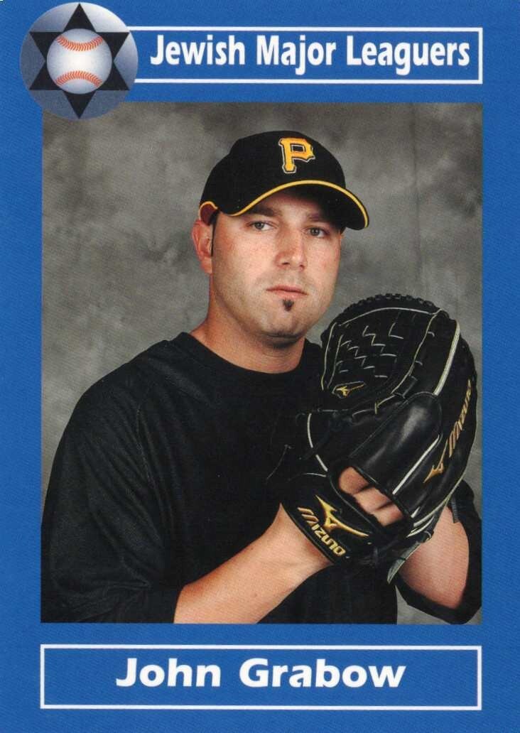 John Grabow, 2008 Jewish Major Leaguers #12, Pittsburgh Pirates | eBay