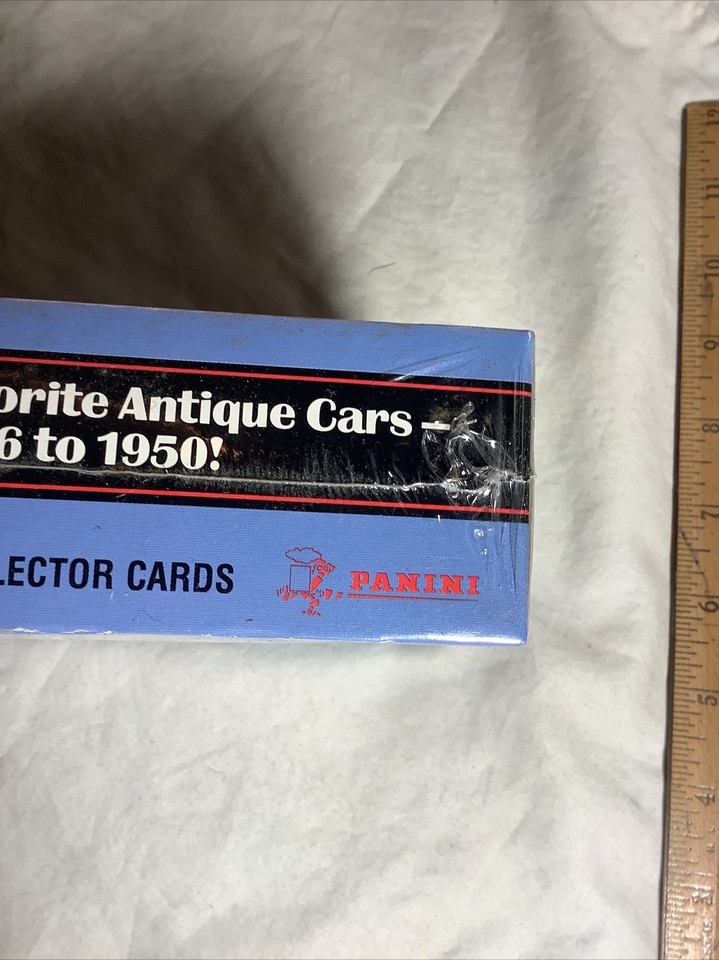 Panini Antique Cars 1st Collector Edition Cards 100 Cards/Box FACTORY ...