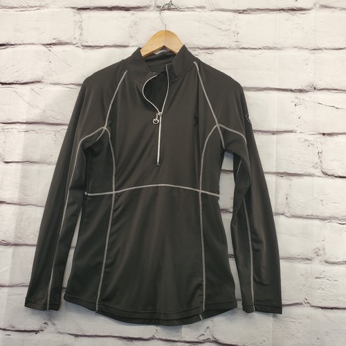 GOODE RIDER Equestrian Riding Jacket Womens Medium 1/4 Zip Long Sleeve ...
