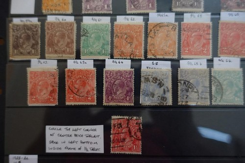 AUSTRALIA Useful Roos and Heads Stamp Collection Identified Ranges SG1 ...