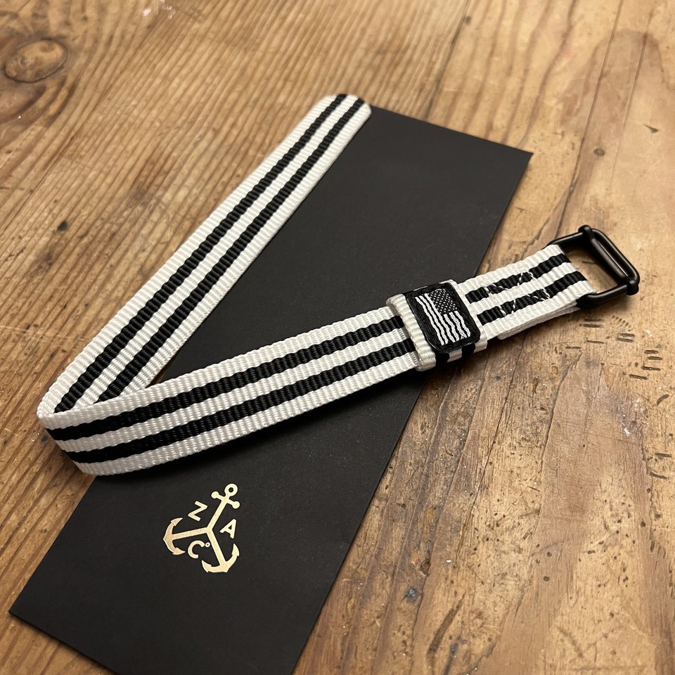 Zulu Alpha Strap 20mm Invasion Stripe DLC Buckle | eBay