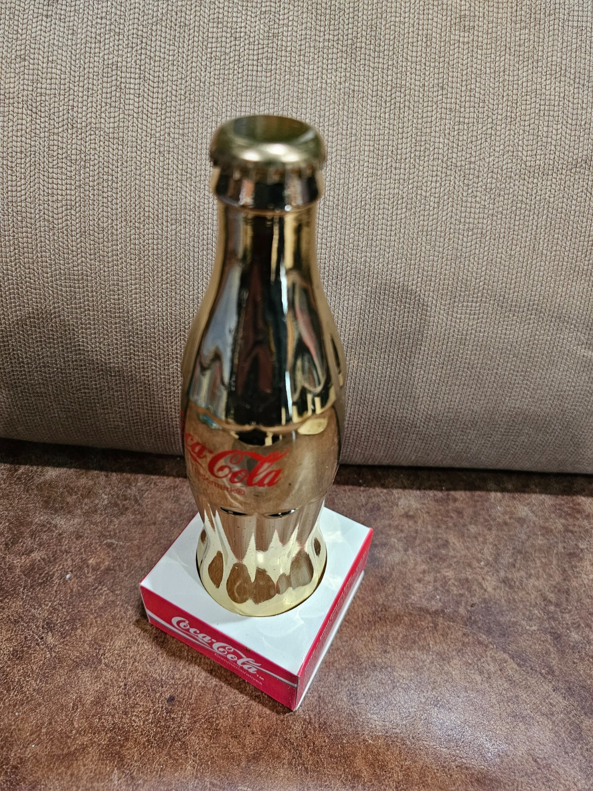 Coca Cola 600 50th Anniversary Gold Coke Bottle | eBay