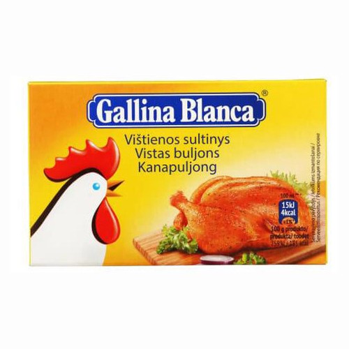 GALLINA BLANCA CHICKEN Soup Cubes Bouillon Broth 80g 2.8oz | eBay