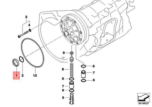 BMW Auto Transmission A5S 325Z Seal Input Torque Converter Genuine ...