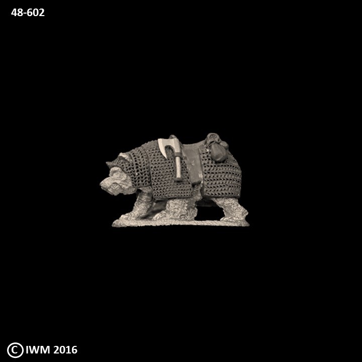 Ral Partha 48-602 Bear in Chainmail (Chaos Wars) Dwarf Cavalry Mount in ...