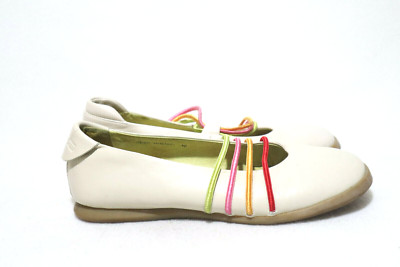 EOS DESIGN STUDIO Vintage Size 9 Womens Leather Multicolored Mules ...
