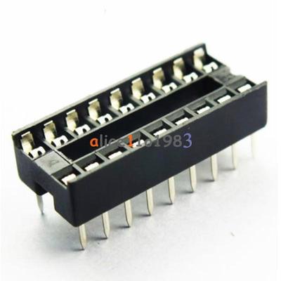 10PCS Socket Pcb Mount Connector 18-Pin Dil Dip Develope Ic New | eBay